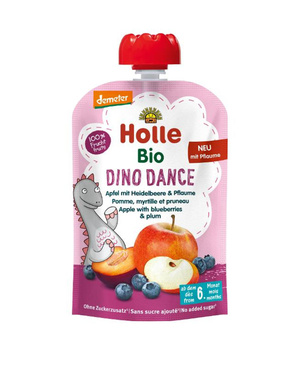 Pouchy Dino Dance Apfel Heidelbeere Pflaume - Gruenland